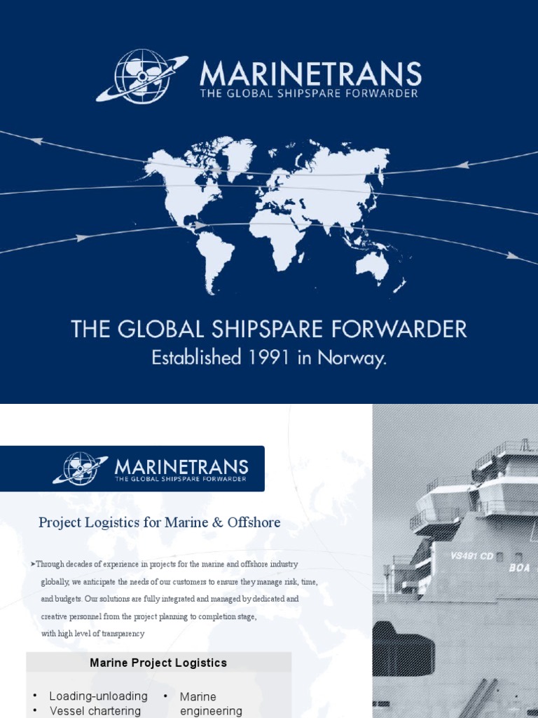 Marinetrans Project Info | PDF | Logistics | Procurement