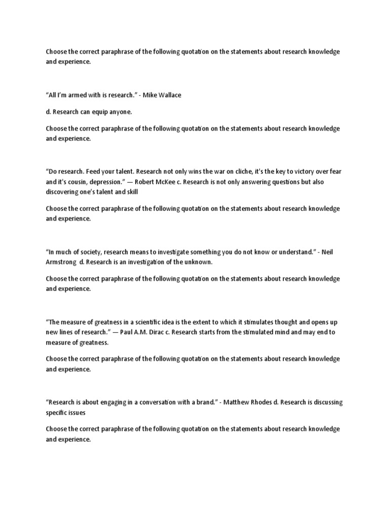 Practical Research | PDF | Question | System