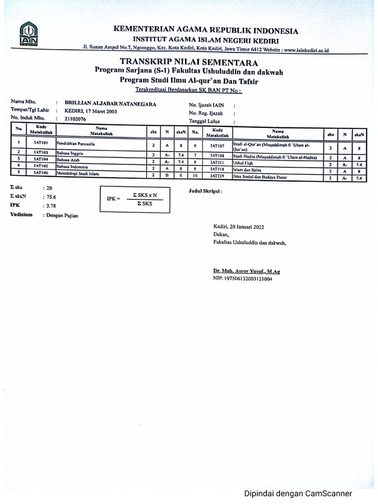28 - Brillian Aljabar Natanegara - 21102076 - Iat - 21 | PDF