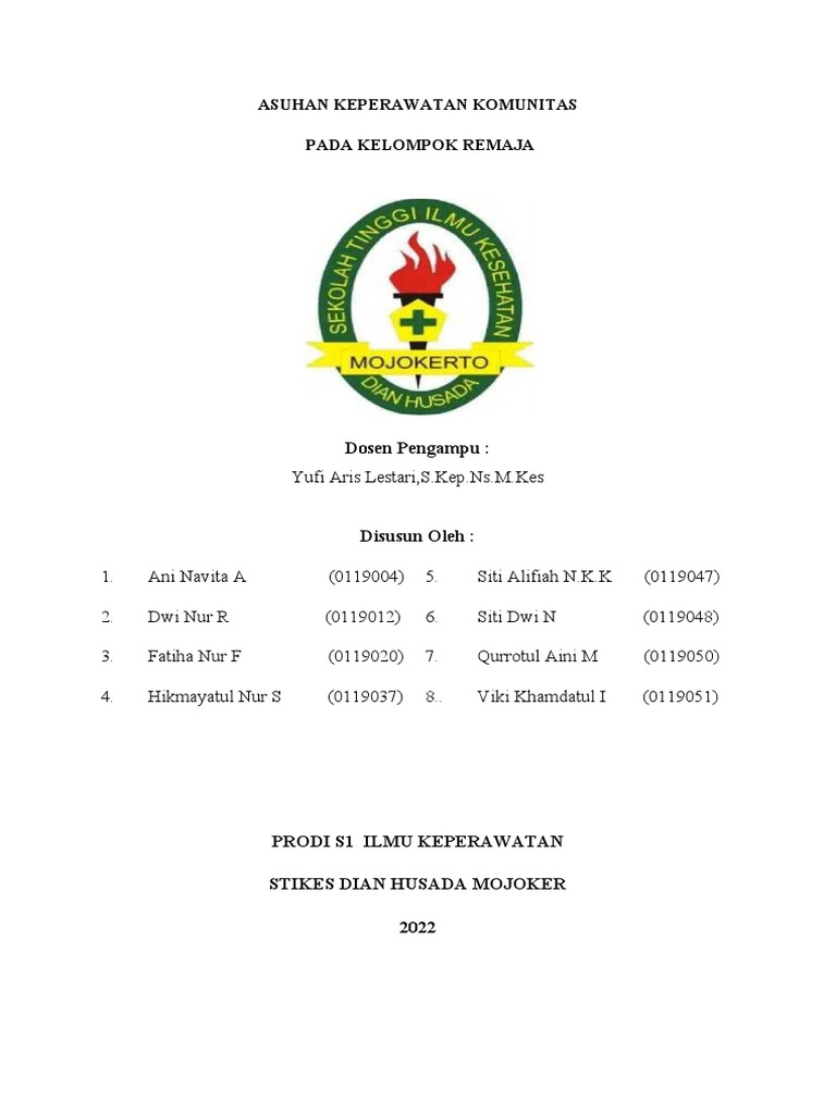 Asuhan Keperawatan Komunitas | PDF | Sains & Matematika
