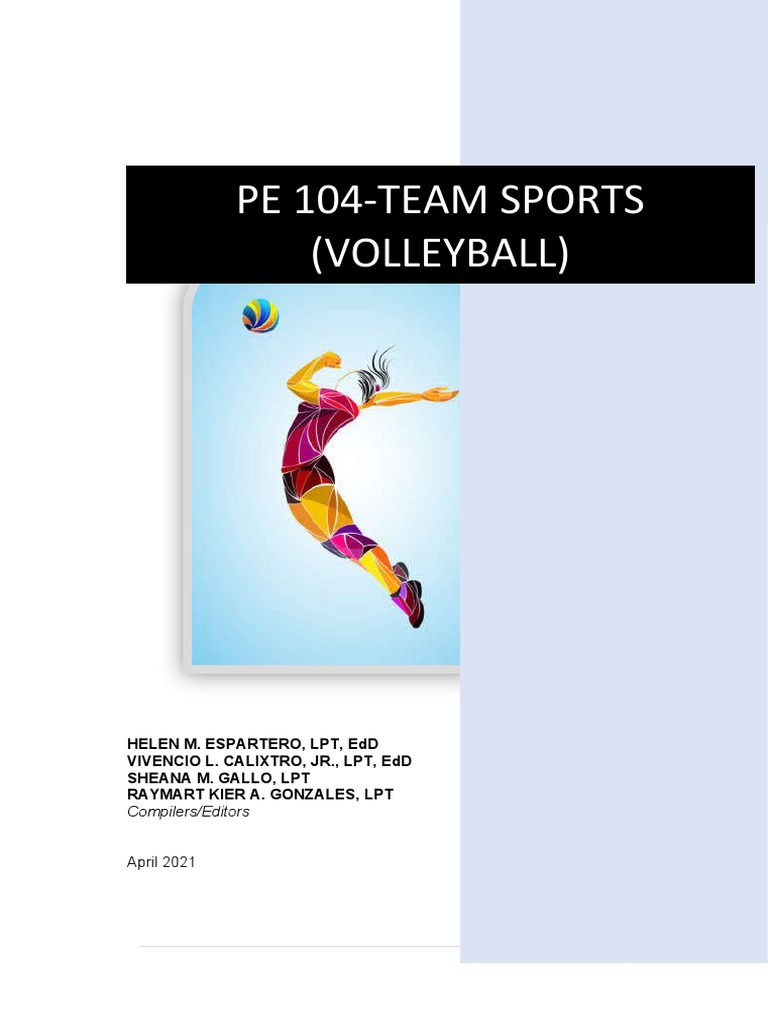 Pe104 Team Sports | PDF | Volleyball | Athletic Sports