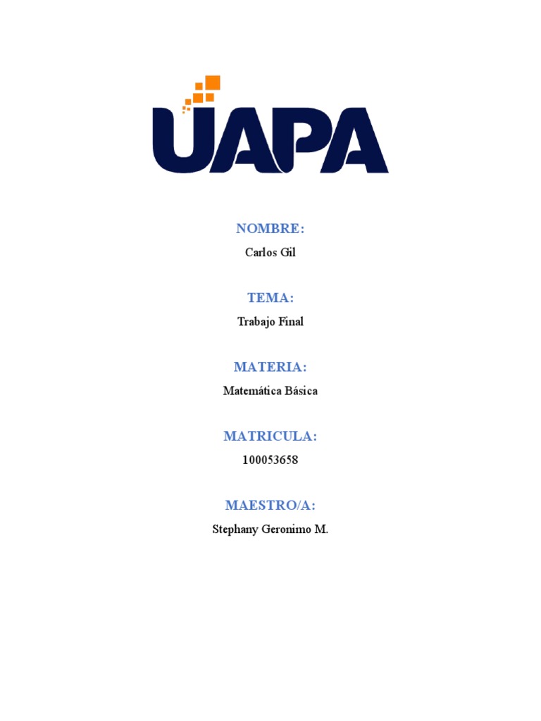 Trabajo Final CBM-106 | PDF | Números | Proporción