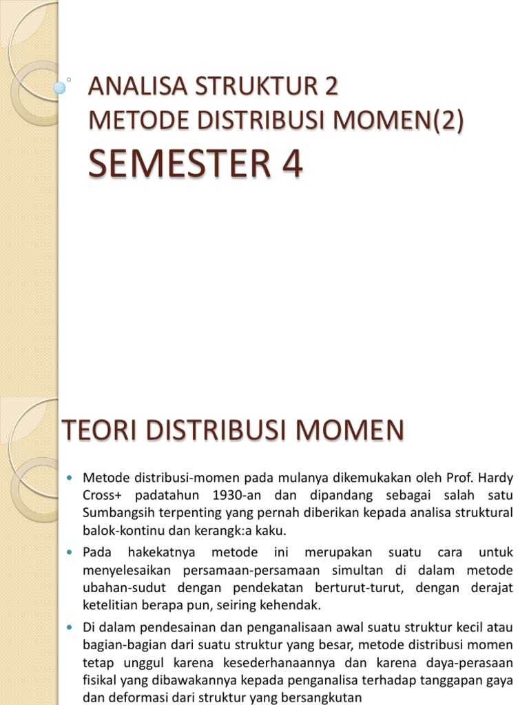 Analisa Struktur Smt4 Pert.5 | PDF