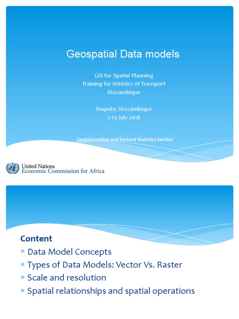 1-4 - Geospatial Data Models | PDF | Geographic Information System ...