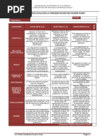 Rubrica para Evaluar Power Point | PDF | Rúbrica (Académica) | Cognición