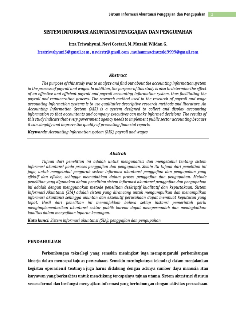 Uas Sia Irza Triwahyuni, Nevi Costari, Muzaki Akun SMT 5 TGL 10 Jan 2022 | PDF