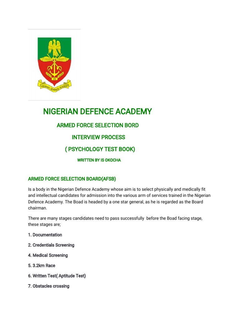 Nda Afsb Psychology Test Book-1 | PDF