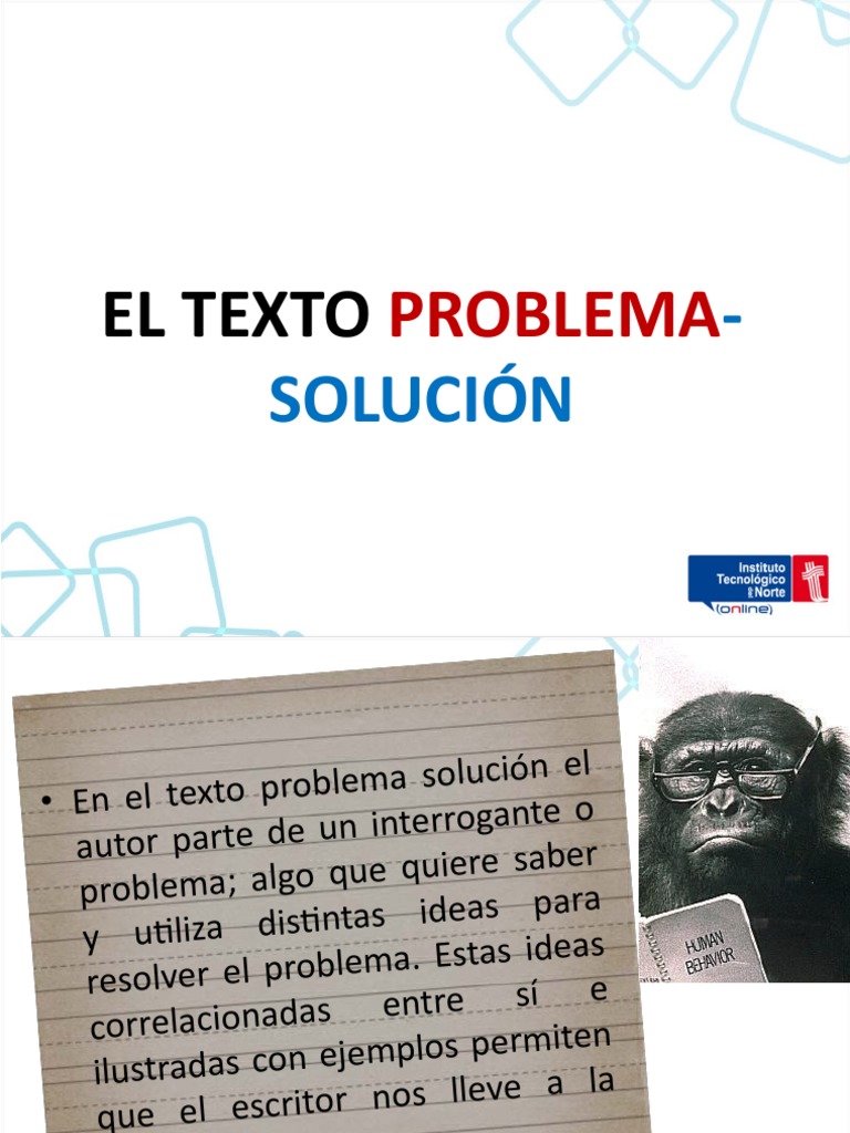 7 Texto Problema-Solución | PDF | Cognición