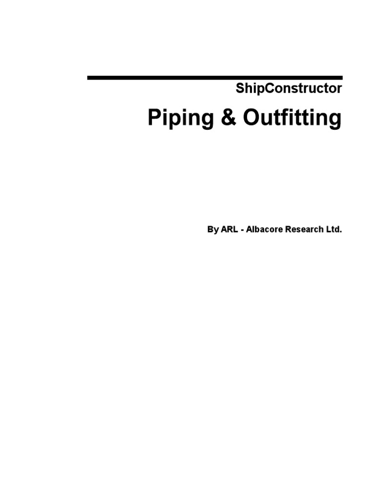 ShipConstructor. by ARL - Albacore Research Ltd. | PDF | Menu ...