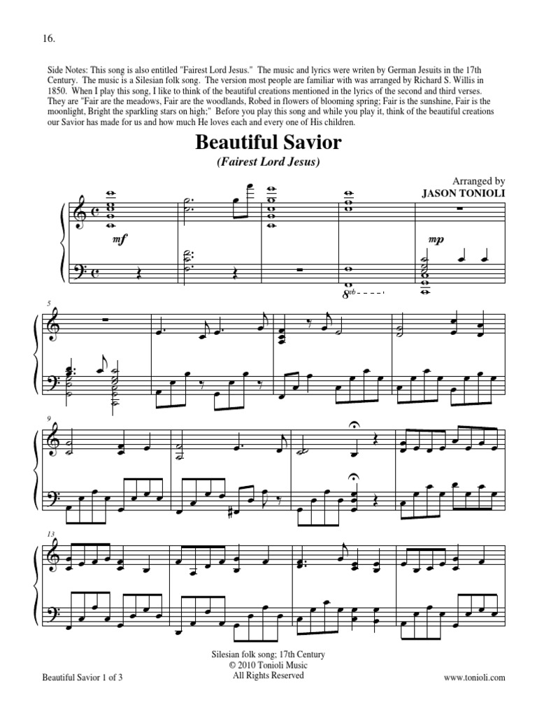 Beautiful Savior | PDF