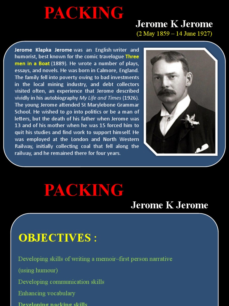 Packing | PDF | Jerome K. Jerome