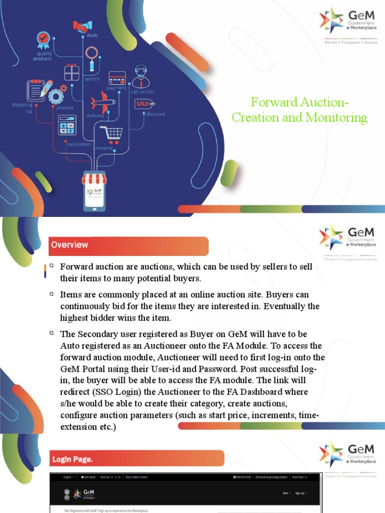 Forward Auction Guide for Buyers | PDF | Auction | Computing