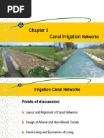 Canal Alignment & Design Canal Section | PDF | Canal | Levee
