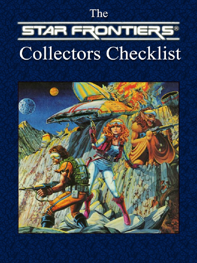 Checklist Star Frontiers | PDF | Entertainment | Role Playing Games
