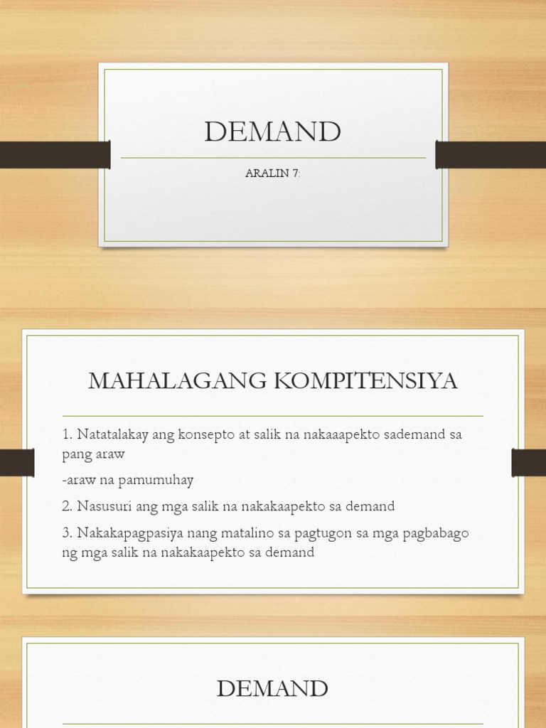 Demand | PDF