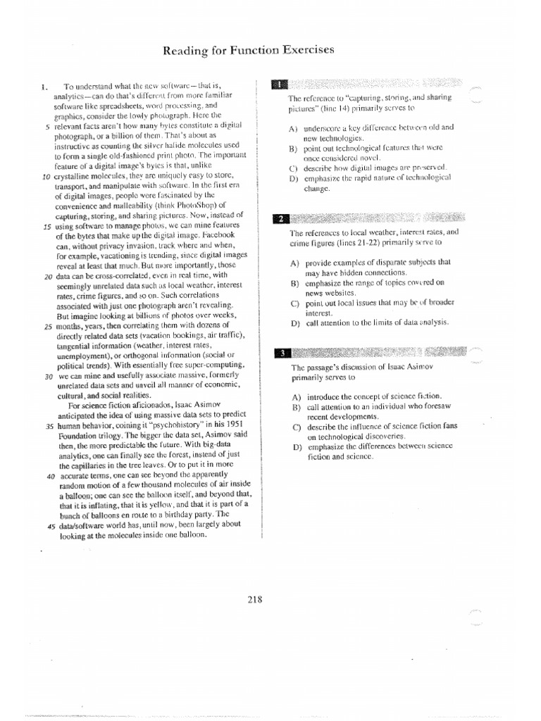 Reading For Function | PDF
