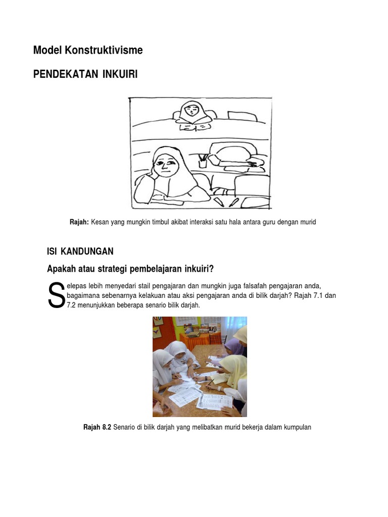Model Konstruktivisme Pendekatan Inkuiri: Isi Kandungan Apakah Atau ...