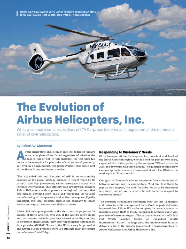 The Evolution of Airbus Helicopters, Inc | Download Free PDF | Airbus ...