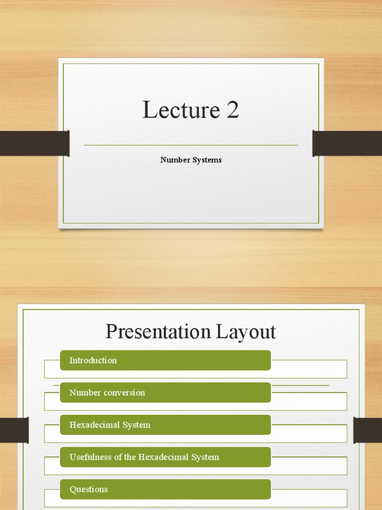 Lecture 2 Numbering Systems-1 | PDF | Computer Science | Notation