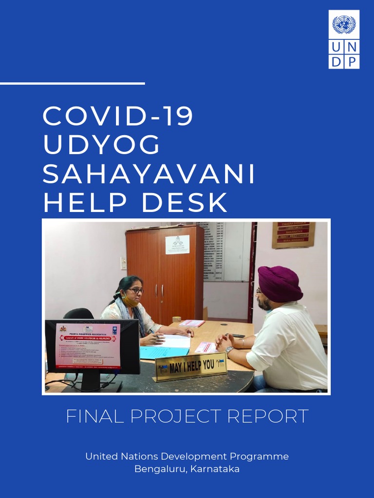 UNDP UDHYOG SAHAYAVANI Project Completion Report | PDF | United Nations ...