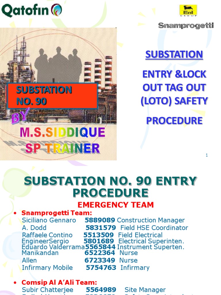 LOTO Safety Procedure | PDF | Workplace | Working Conditions