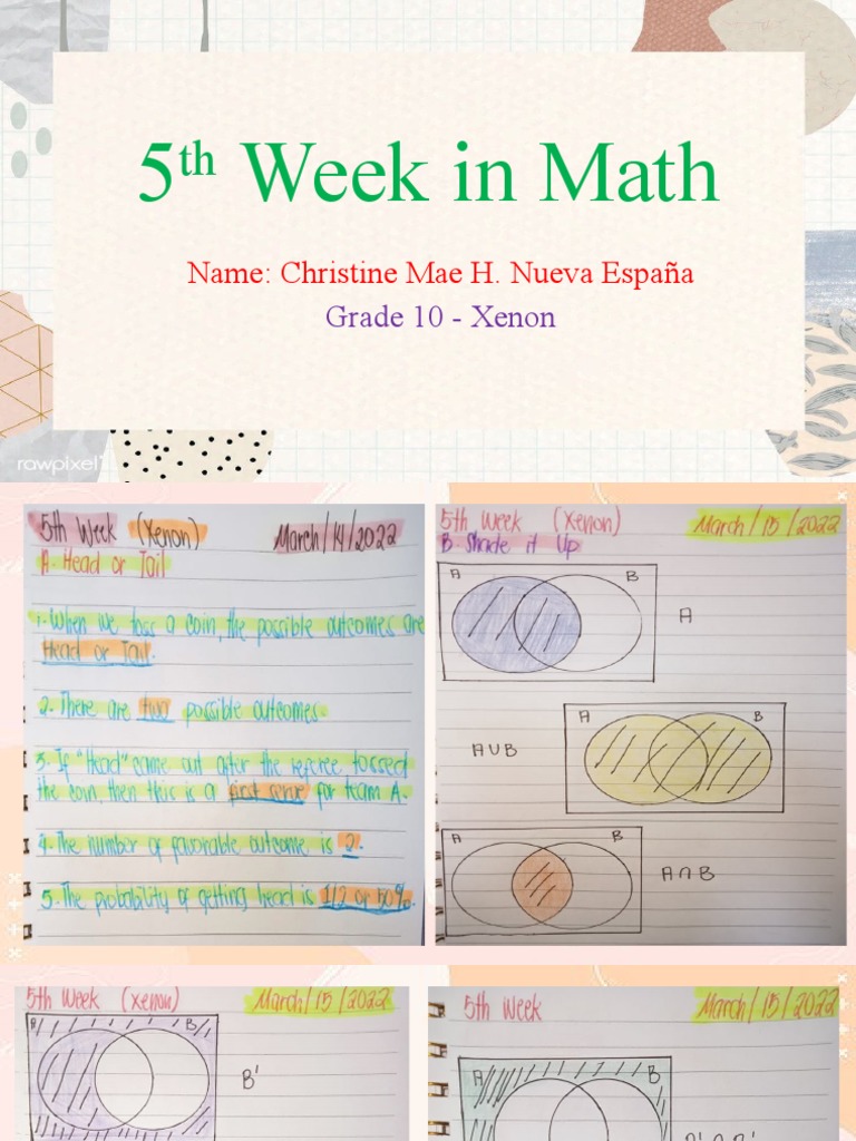 5th Week in Math 3rd Quarter | PDF