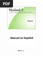 Vineland 3 Manual Espanol Version 1 | PDF | Comportamiento | Comunicación