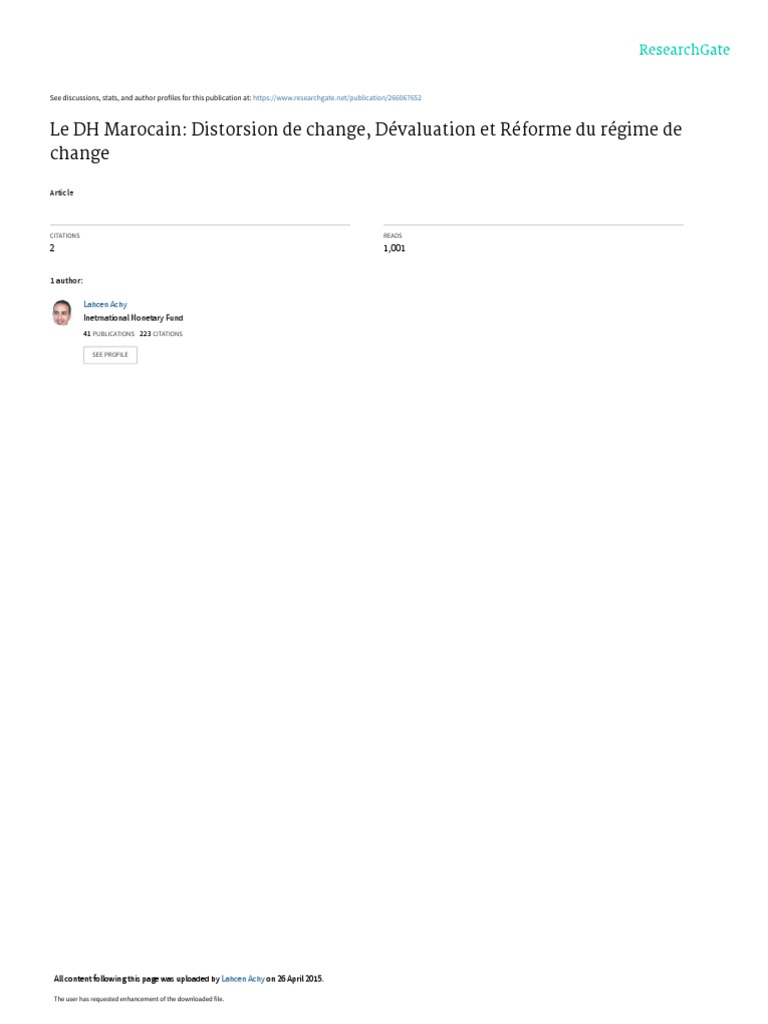 le-dh-marocain-distorsion-de-change-devaluation-et-pdf-euro-prix