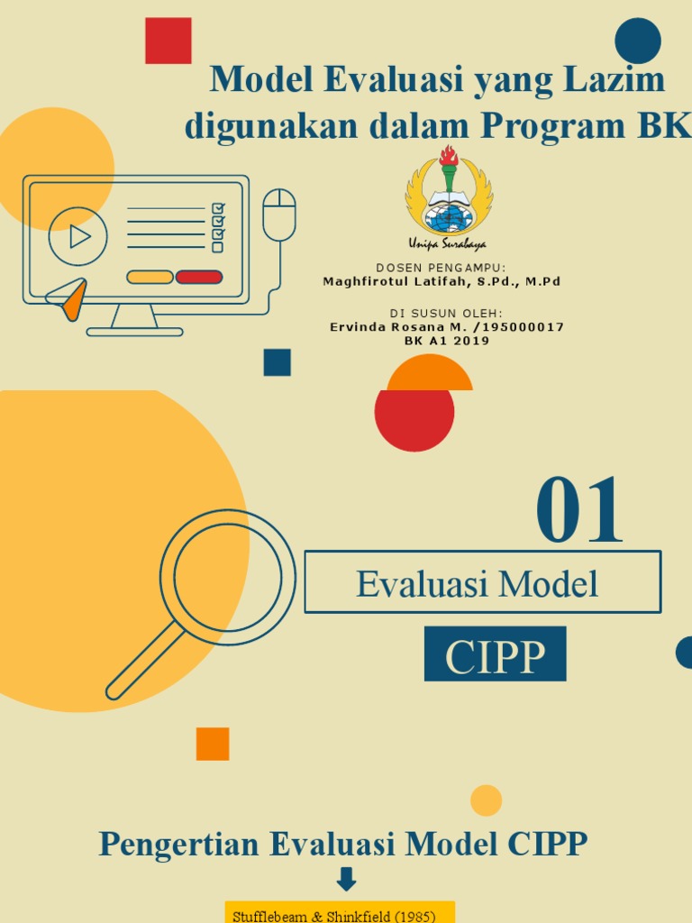Ervinda Rosana Maghfira - 017 - PPT Evaluasi Model CIPP Dan Stake | PDF