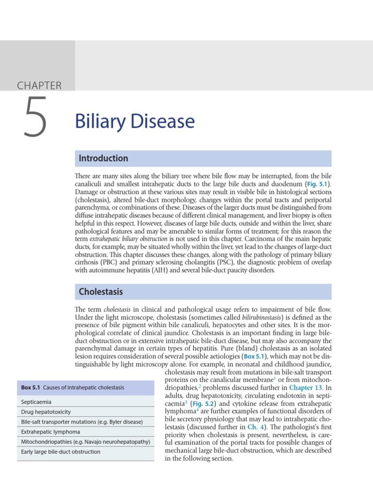 Chapter 5 - Biliary Disease - 2021 - Scheuer S Liver Biopsy ...