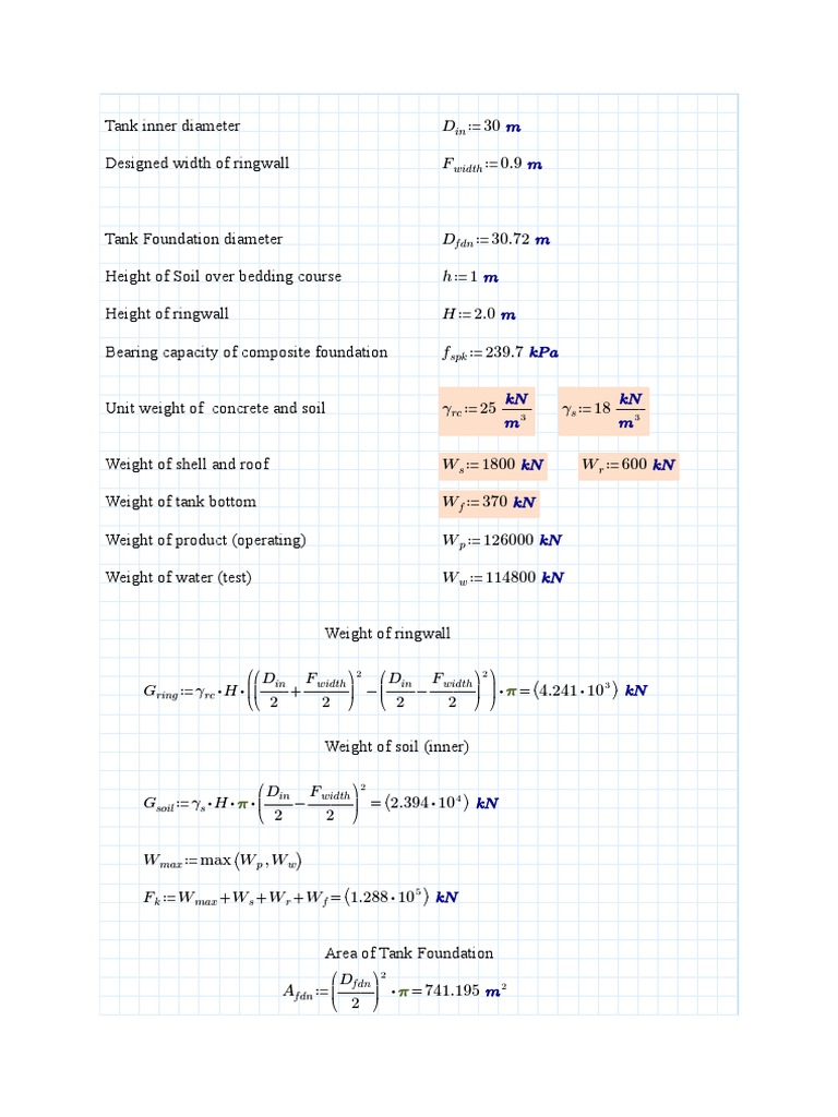 Settlement Calculation | PDF | Pascal (Unit) | Materials