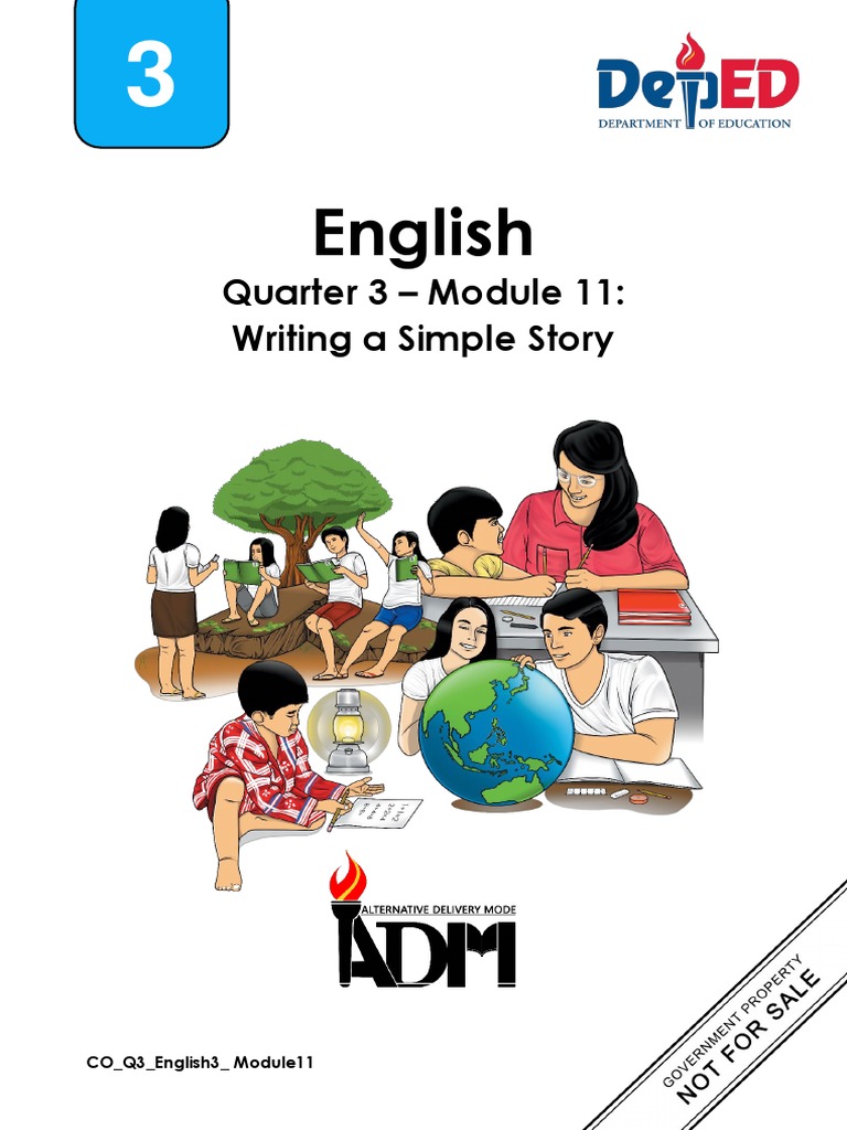 English3 - Q3 - Mod11 - Writing A Simple Story - V2 | PDF | Learning