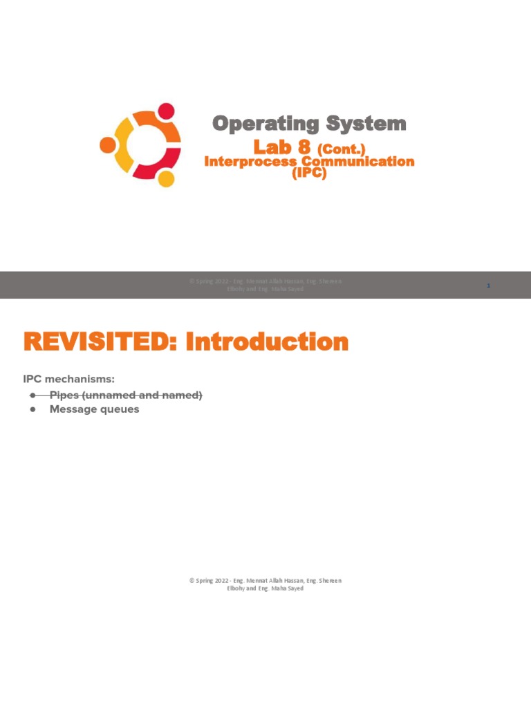 Lab 8 - IPC - Message Queue - FULL-STD | Download Free PDF | Computer ...