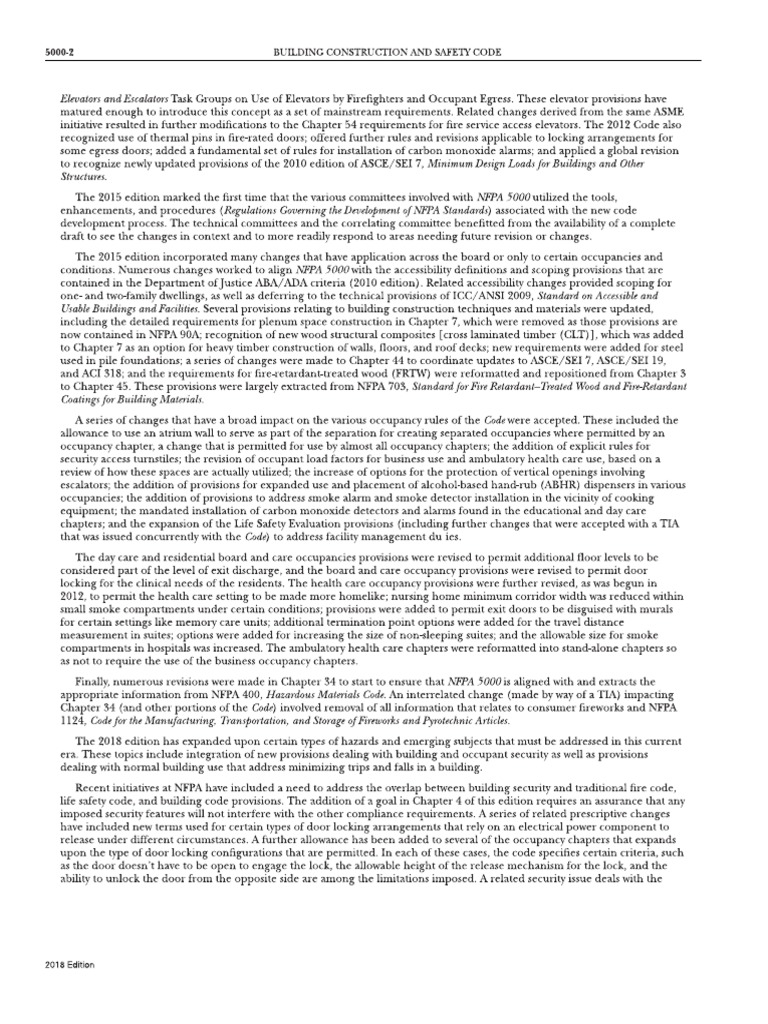 Nfpa 5000 (6-10) | PDF
