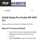 Essential Aruba CLI Commands Guide | PDF | Wireless Lan | Internet ...