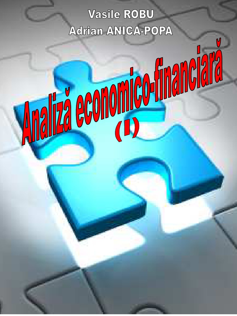 Analiza Economica Financiara Manual 1 - 2 | PDF
