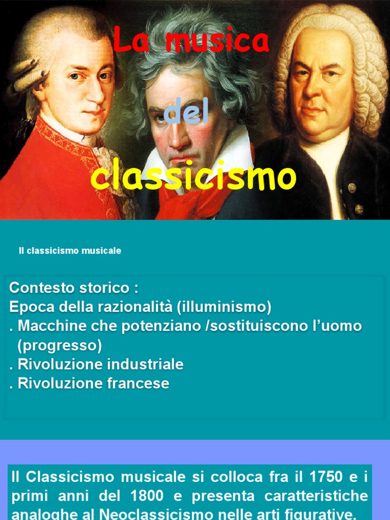 La Musica Del Classicismo | PDF