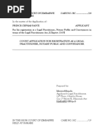 Application For A Pc-Moses | PDF | Advocate | Justice