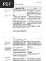 I Lost My Talk | PDF