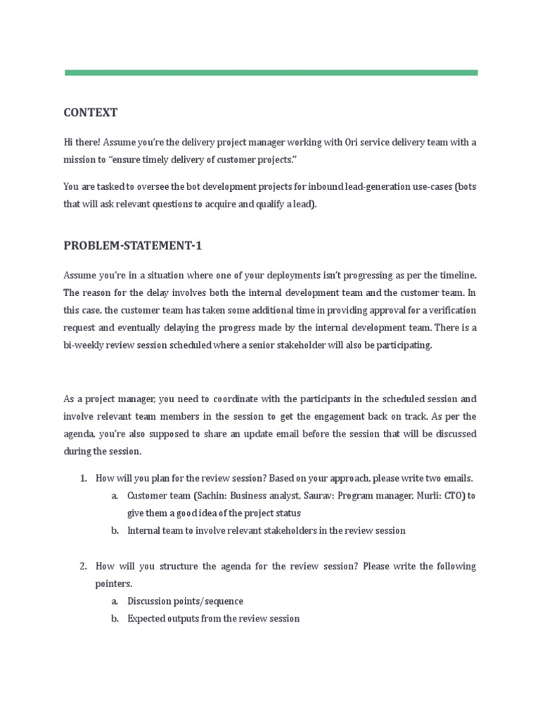 Statement | PDF | Communication | Business