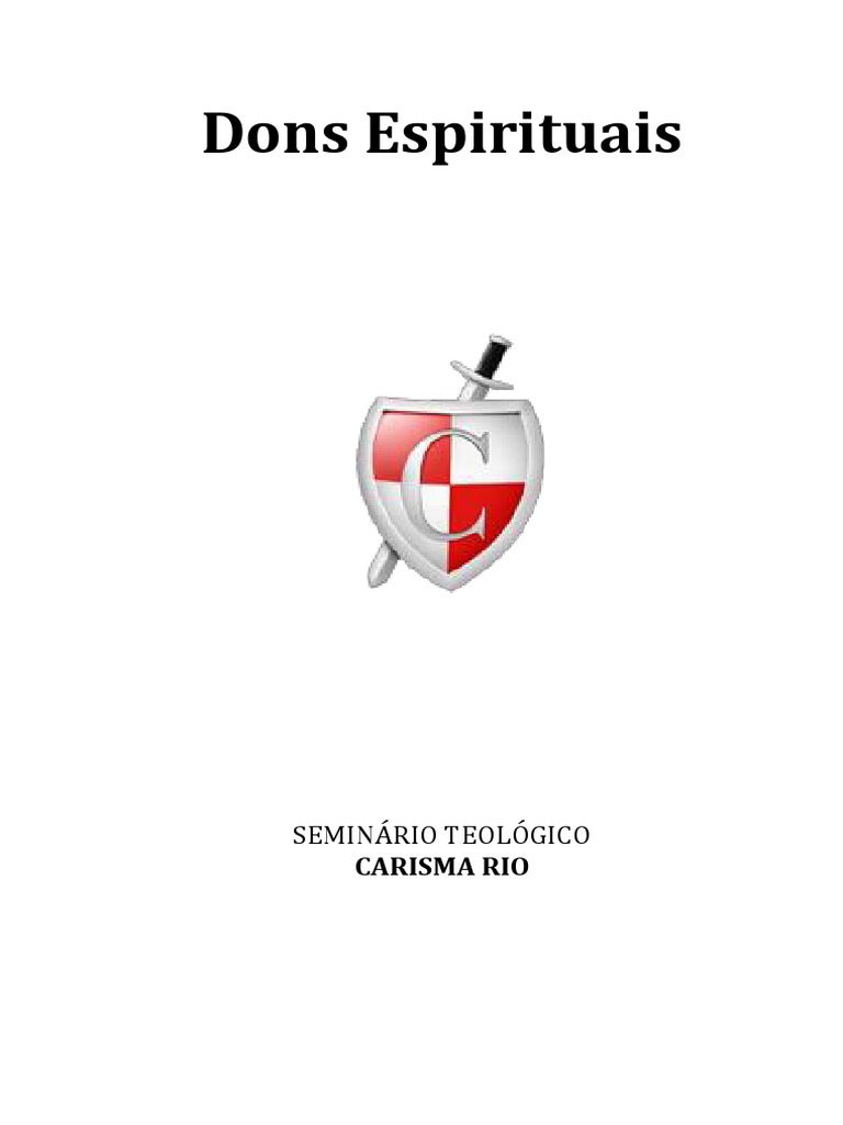 Apostila de Dons Espirituais | PDF | Presente espiritual | Fé