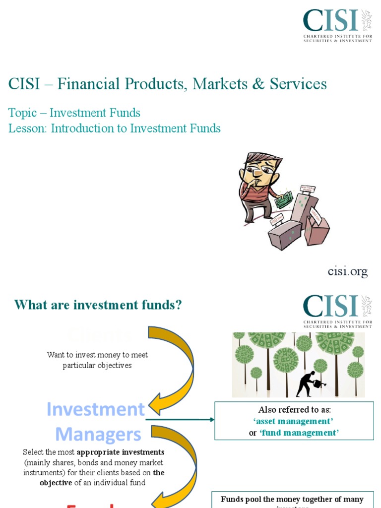 CISI - Financial Products, Markets & Services: Topic - Investment Funds ...