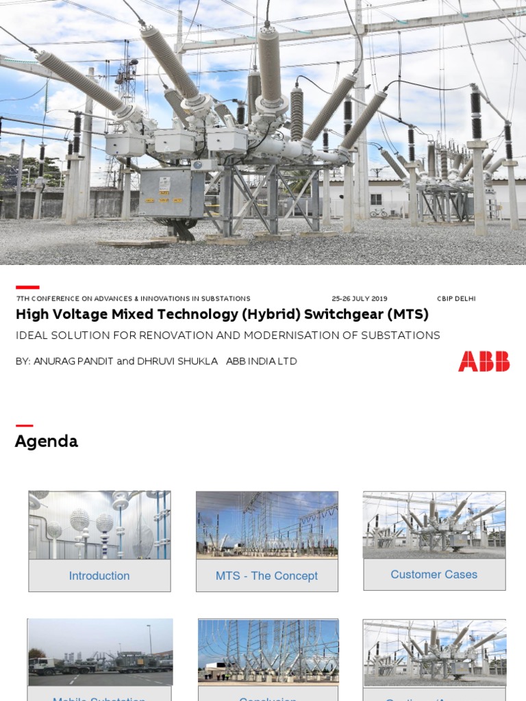 Presentacion 4 MTS - GIS SUBSTATION ABB | PDF | Electrical Substation | Renewable Energy