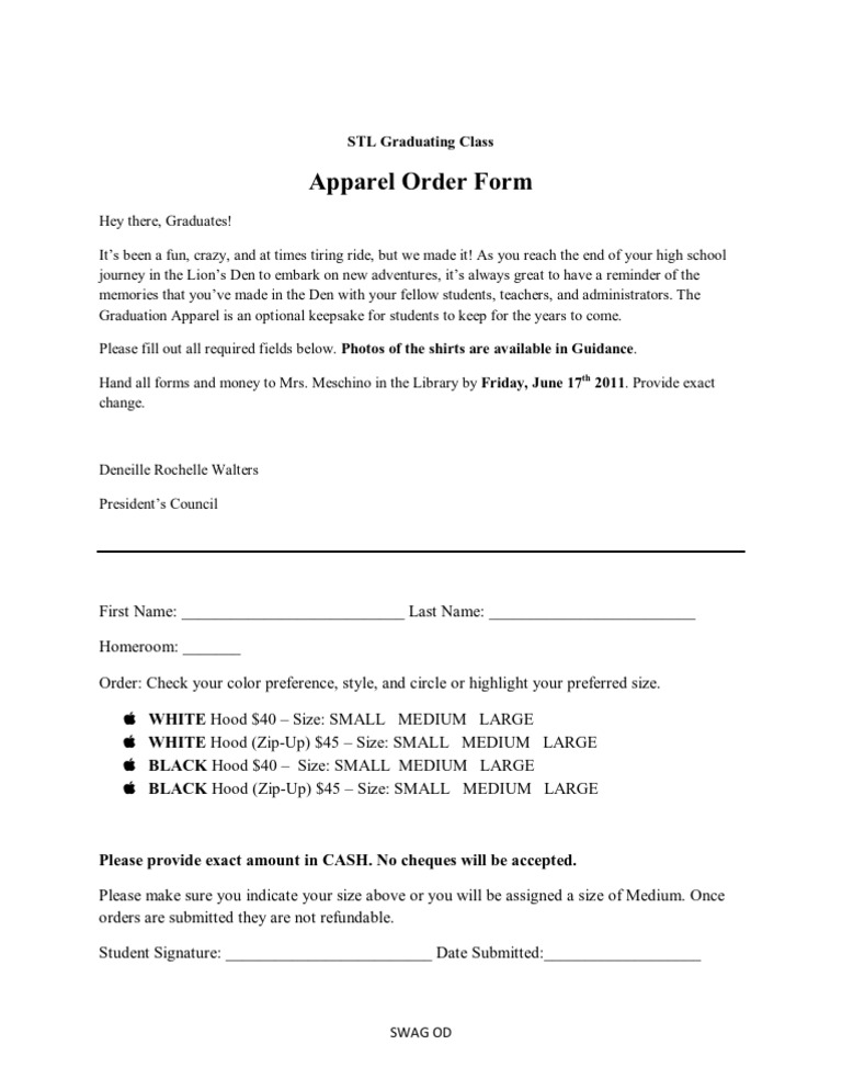 SGC Order Form | PDF | Sports & Recreation | Home & Garden
