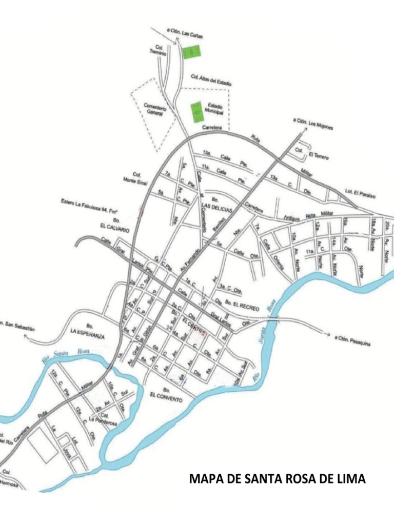 Mapa de Santa Rosa de Lima | PDF
