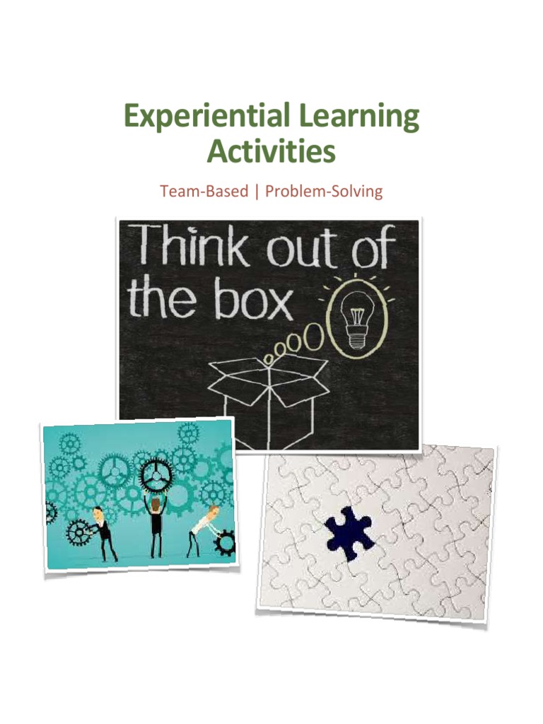 Team Based Problem Solving Activities - UTM EEO | PDF | Experiential ...