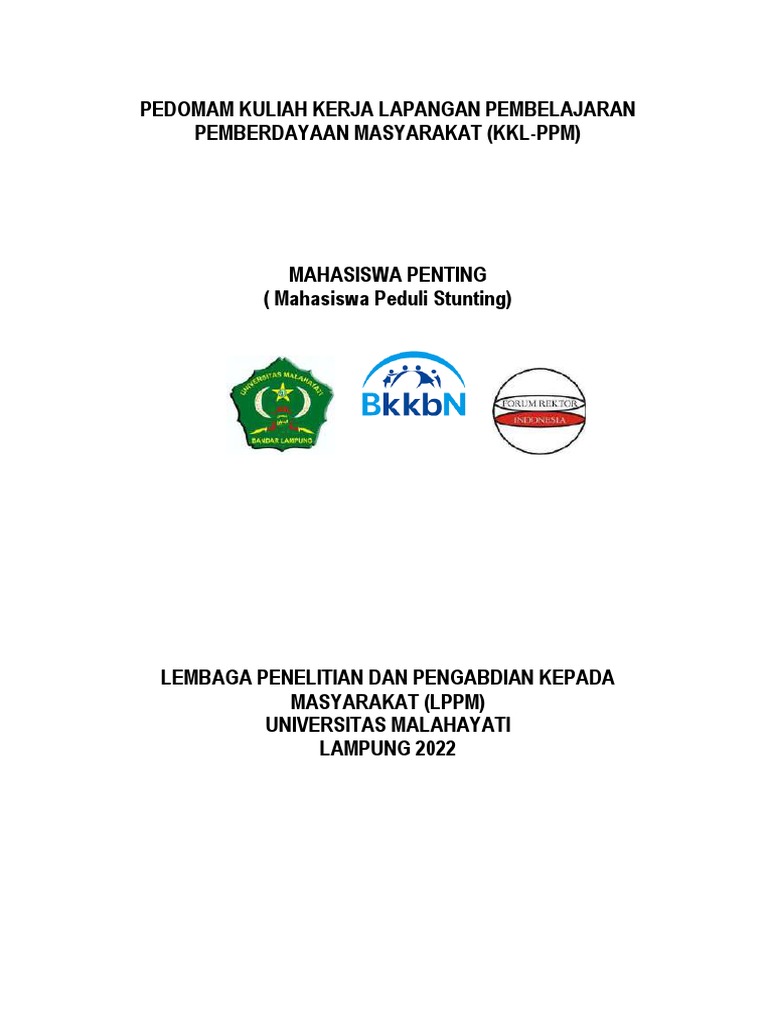 Pedoman KKL PPM 2022 - Compressed | PDF | Karier & Perkembangan | Bisnis
