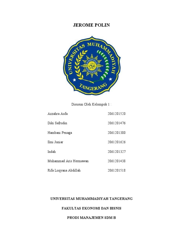 Latar Belakang Jerome Polin | PDF