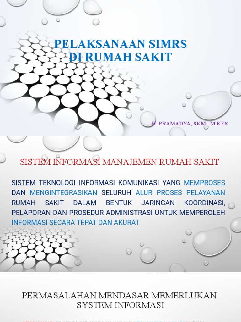 Pelaksanaan Simrs | PDF | Komputer