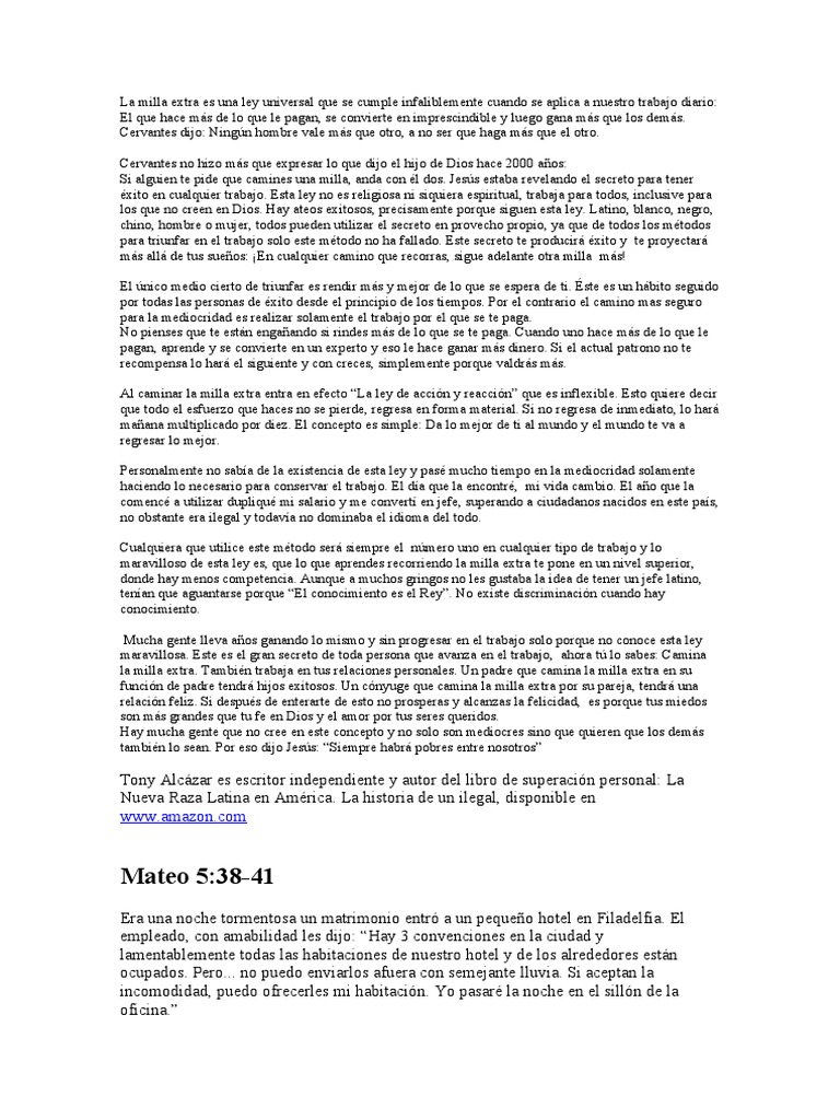 La Milla Extra | PDF | Conocimiento